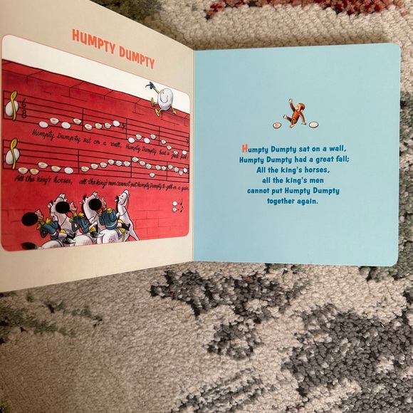 curious george | Toys | Vintage Curious George Baby Book Curious George ...